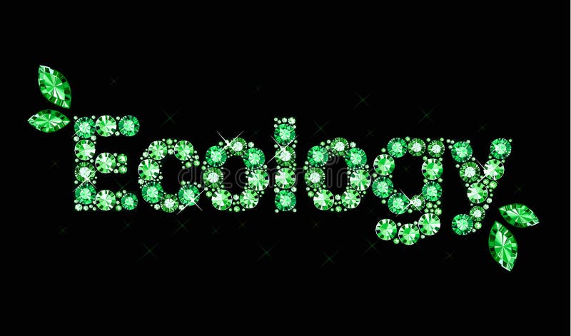 Gem word ecology stock vector. Illustration of growth - 52479973
