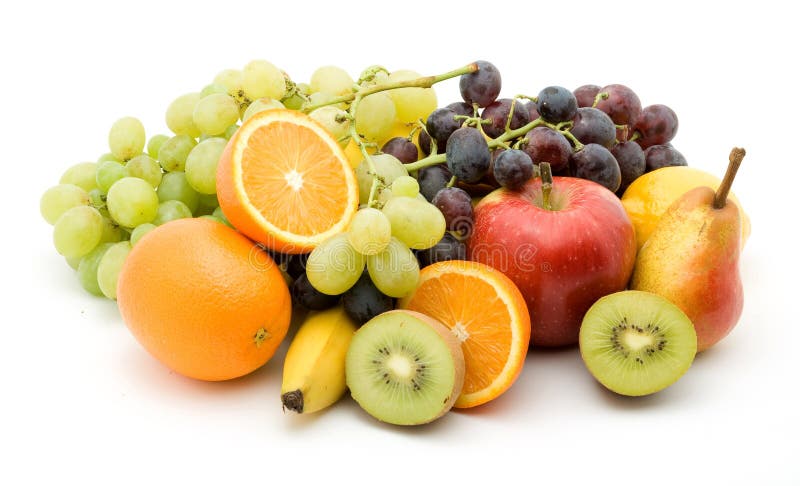 Gemengd fruit stock foto. Image of banaan, gemengd, kiwi - 8144742