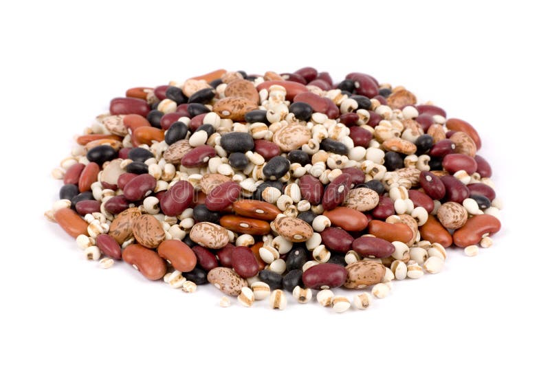 Gemengde droge bonen stock afbeelding. Image of zwart - 2256467