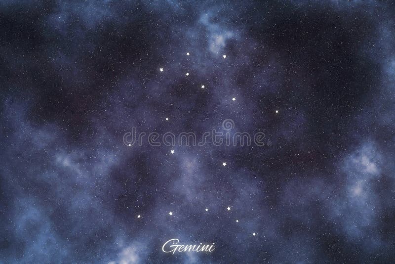 Gemini Star Constellation, Brightest Stars, Castor Pollux, Twins ...