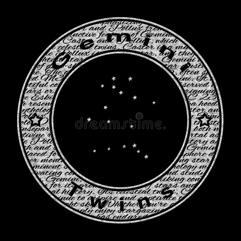 Gemini Star Constellation, Castor & Pollux, Twins Constellation Stock ...
