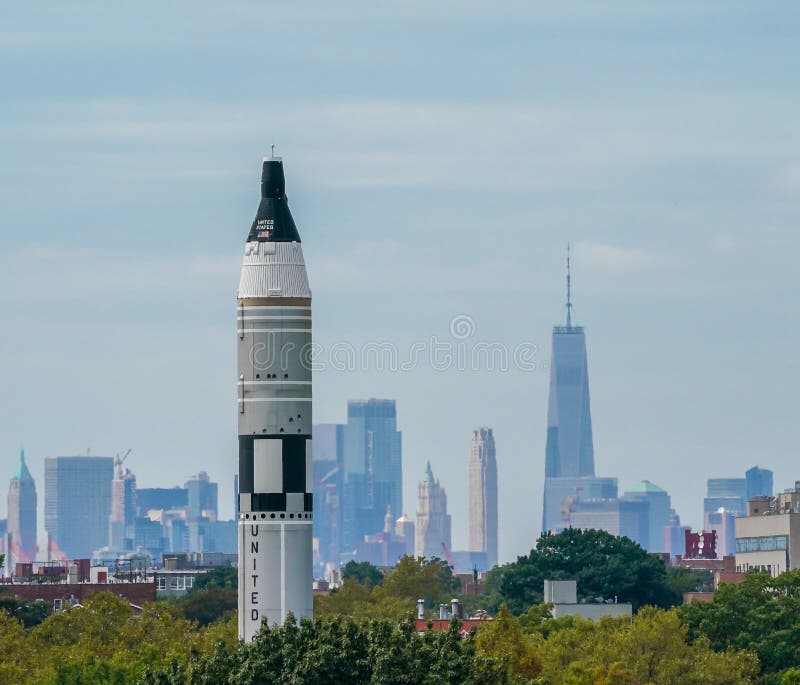 Gemini Titan II Rocket at New York Hall of Science Rocket Park in ...