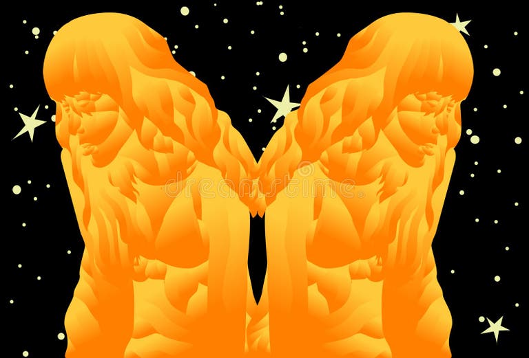Gemini Twins Zodiac Stock Illustrations – 3,056 Gemini Twins Zodiac ...