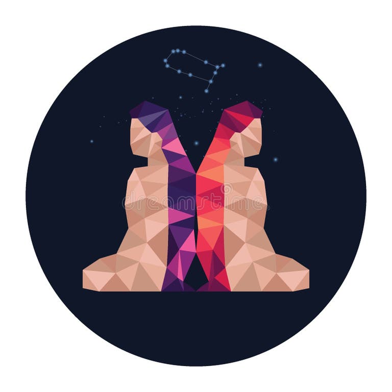 Gemini. Vector Illustration Decorative Design Stock Vector ...