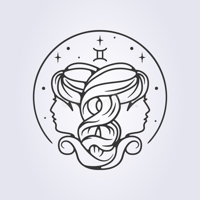 Gemini Simple Art Stock Illustrations – 563 Gemini Simple Art Stock ...