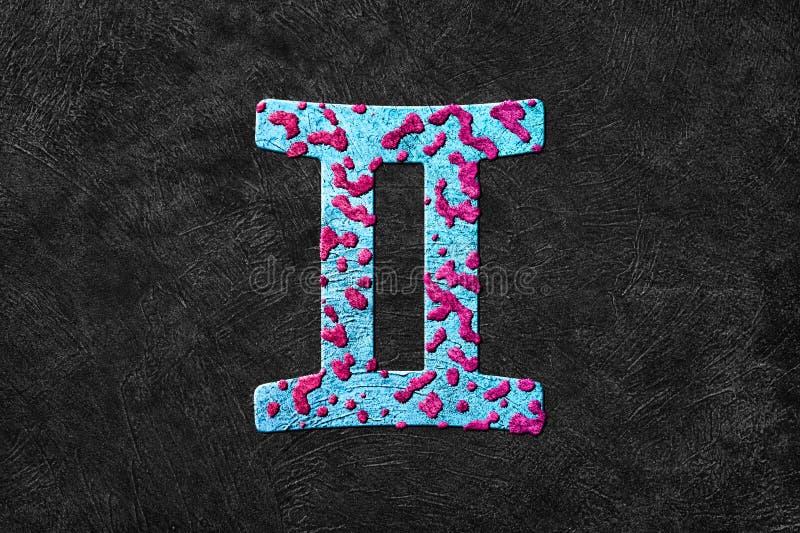 Gemini Zodiac Sign, Astrological Background Stock Illustration ...