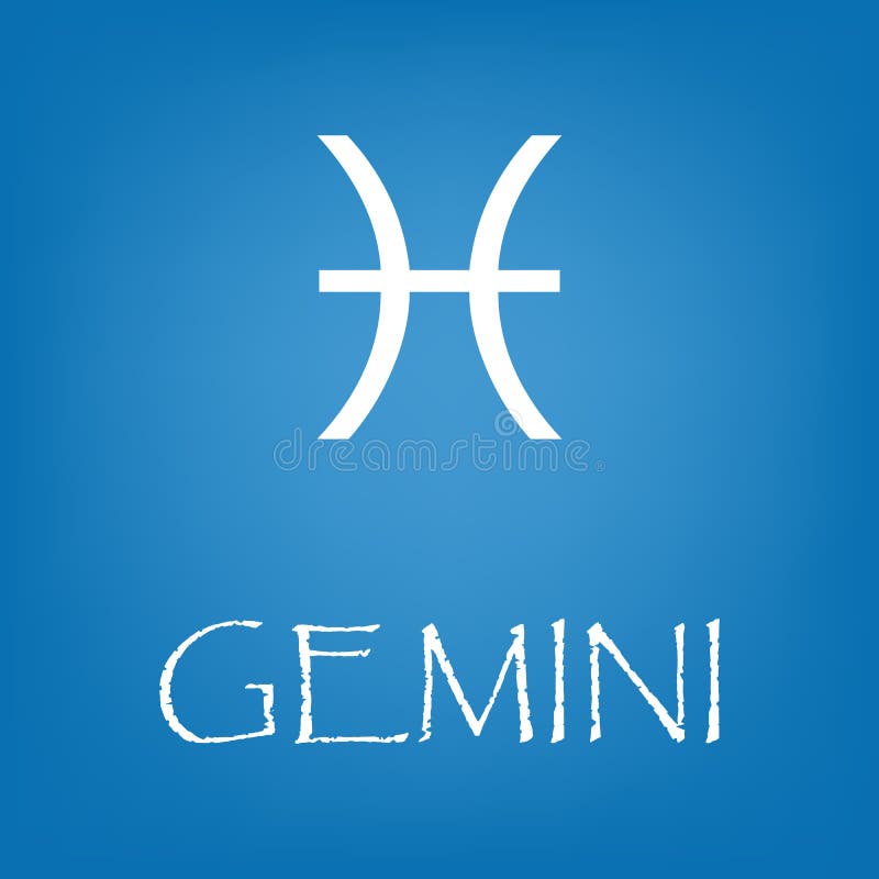 Gemini Zodiac Sign Icon Simple Stock Illustration - Illustration of ... Gemini Zodiac Sign Icon Simple Stock Illustration - Illustration of ...