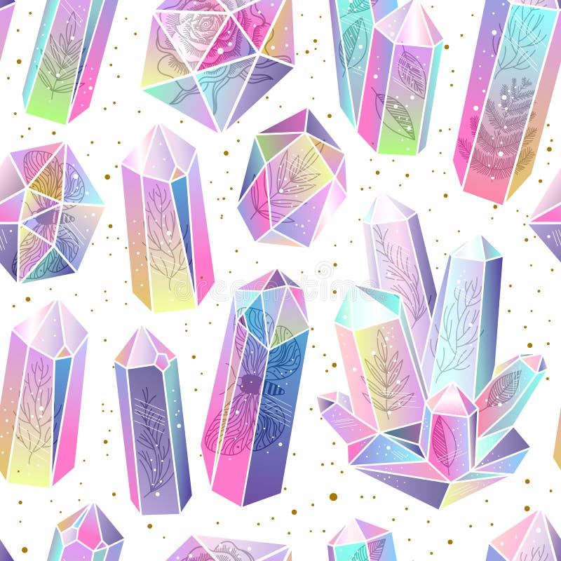 Rainbow Crystals Stock Illustrations – 2,598 Rainbow Crystals Stock ...