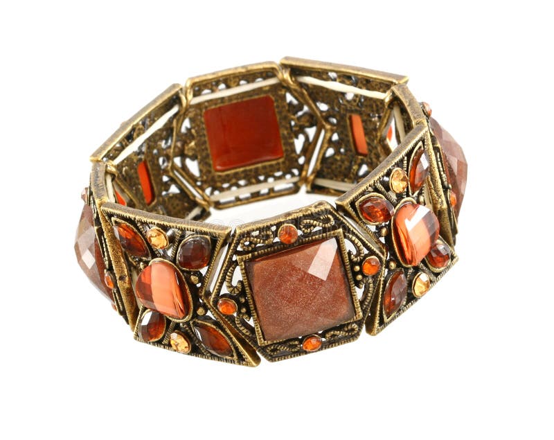 Red gemstone bracelet stock photo. Image of jewelry, crystal - 4294372