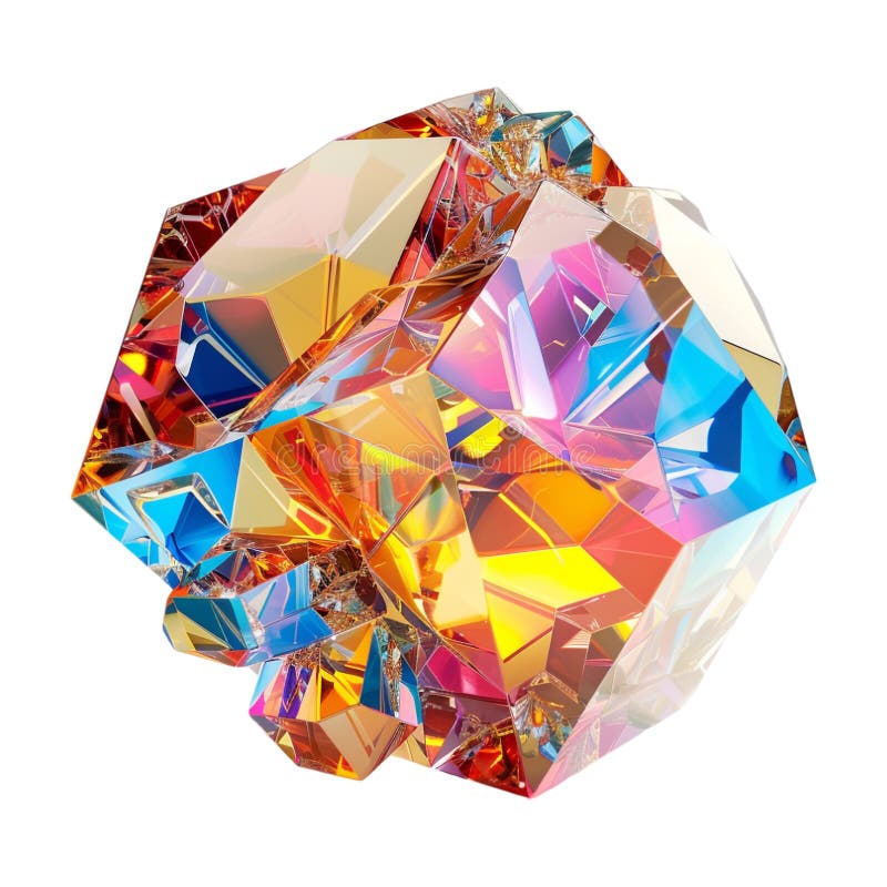 Gemstone Crystal on Transparent Background - Ai Generated Stock ...