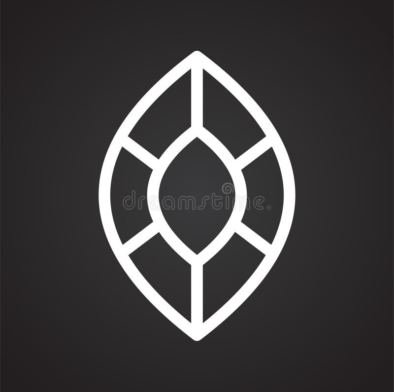 Gemstone Icon on Background for Graphic and Web Design. Simple ...