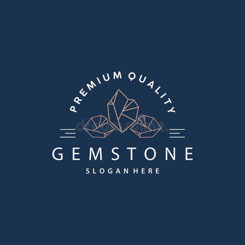 Gemstone Jewelry Logo, Design Vector Template Symbol Illustration Stock Vector - Illustration of ...