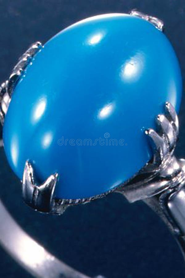 Gemstone Ring with Sparkling Stones Stock Photo - Image of beauty, aqua ...
