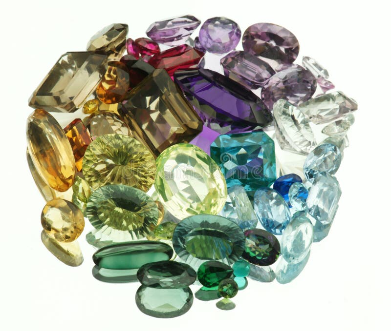 Gemstones stock photo. Image of pile, ruby, amethyst - 29615356