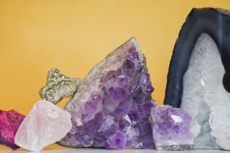 Gemstones a Collection of Various Gems and Rock and Mineral Objects ...