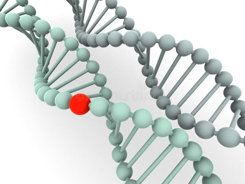 Gen in DNA stock illustratie. Illustration of teken, genetica - 6170908