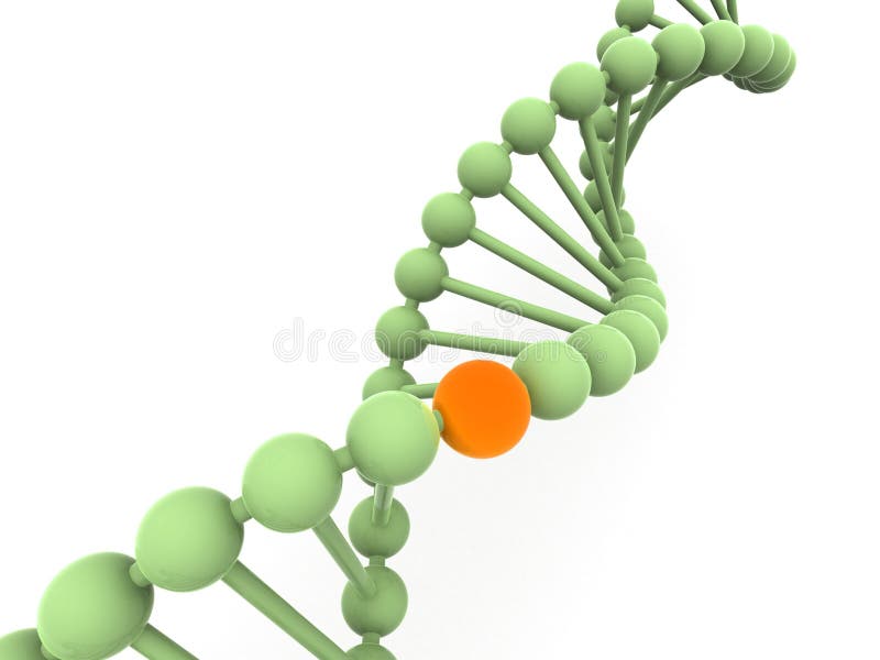 Gen in DNA stock abbildung. Illustration von abbildung - 6327932