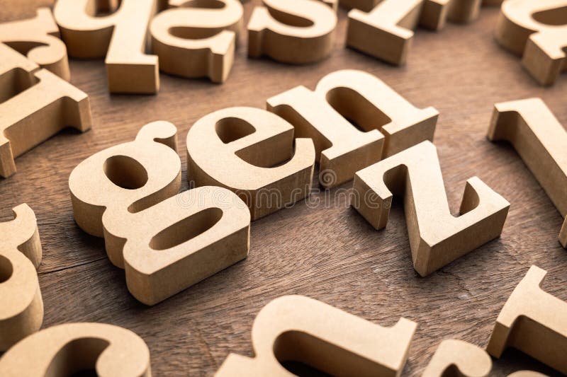 Gen Z Wooden Alphabets Stock Photos - Free & Royalty-Free Stock Photos ...