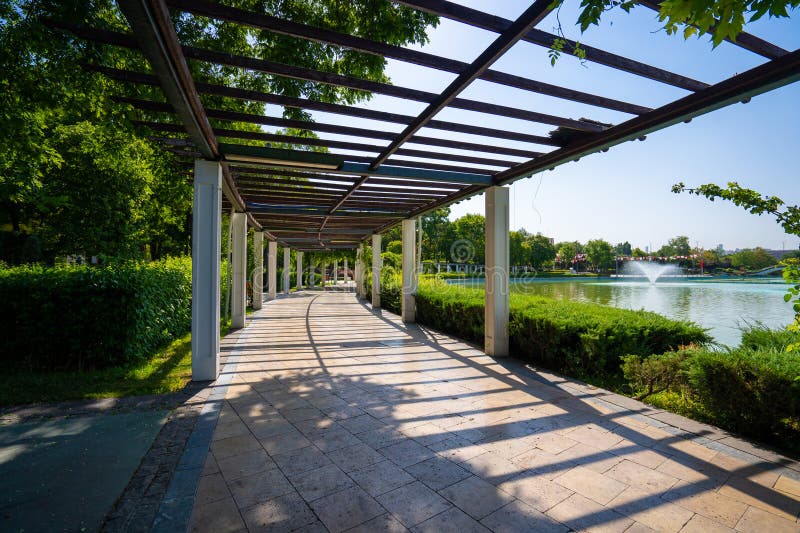 Genclik Parki (Youth Park) is a Public Park in Ankara Stock Photo ...