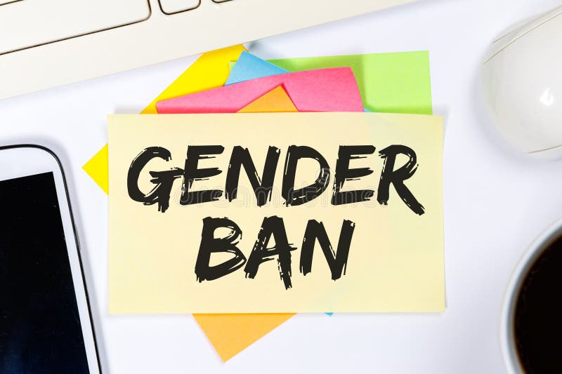 Gender Ban Against Gender-appropriate Language Communication Concept on ...