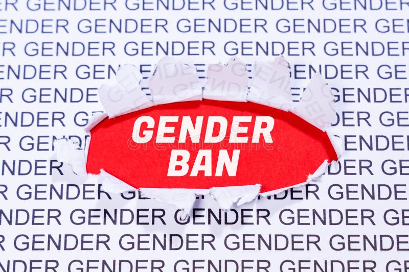 Gender Ban Against Gender-appropriate Language Communication Concept ...