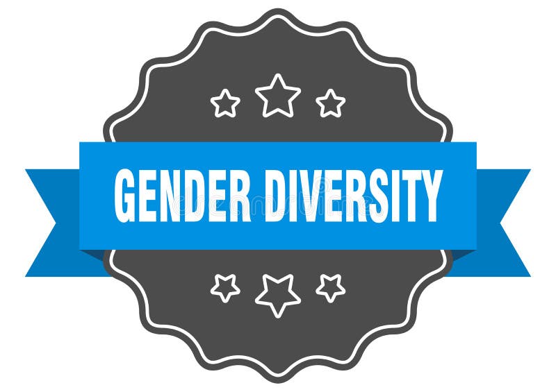 Gender Diversity Label. Gender Diversity Isolated Seal. Sticker. Sign ...
