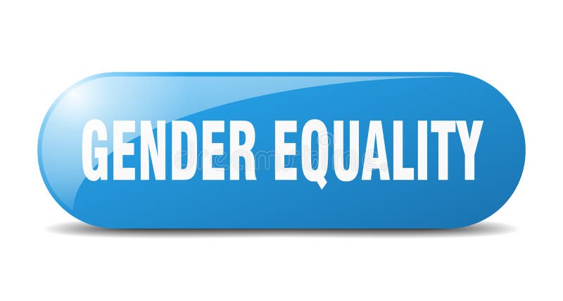 Gender Equality Button. Sticker. Banner. Rounded Glass Sign Stock ...