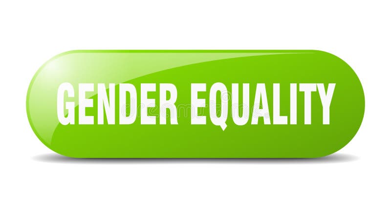 Gender Equality Button. Sticker. Banner. Rounded Glass Sign Stock ...