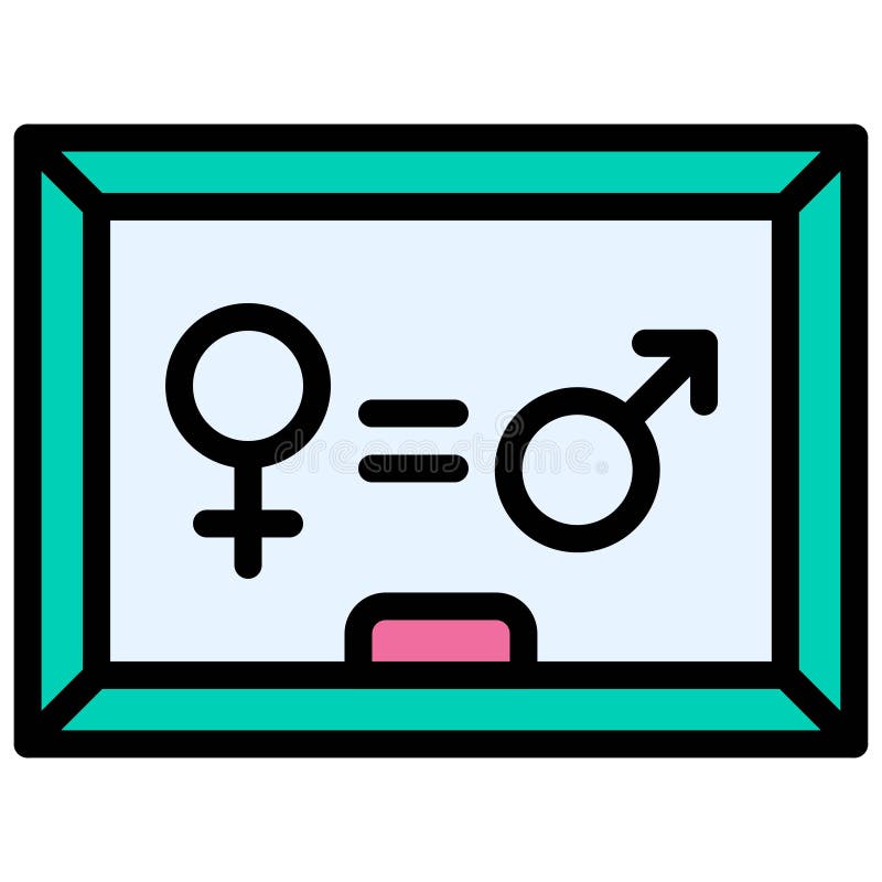 Gender Equality Icon, Feminism Related Vector Stock Vector ...