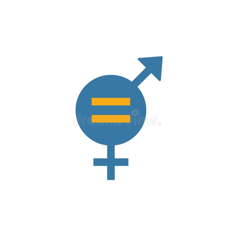 Gender Equality Icon. Simple Flat Element from Community Collection ...