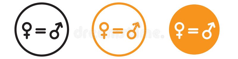 Empowering Gender Equality Icon for Social Justice and Diversity ...