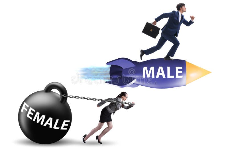 Gender Inequality Concept in Career Stock Photo - Image of fair ...