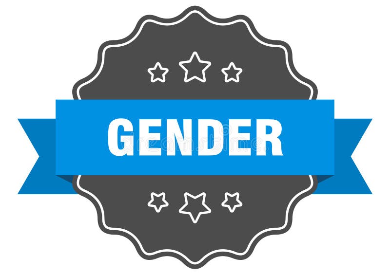Gender Label. Gender Isolated Seal. Sticker. Sign Stock Vector ...