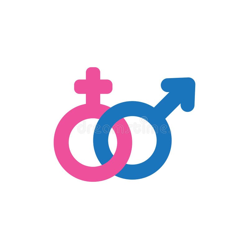 Gender Logo Icon Design stock vector. Illustration of icon - 128546506