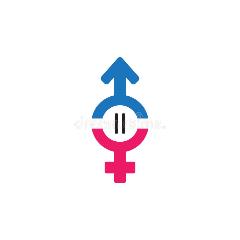 Gender logo vector stock vector. Illustration of love - 168496864