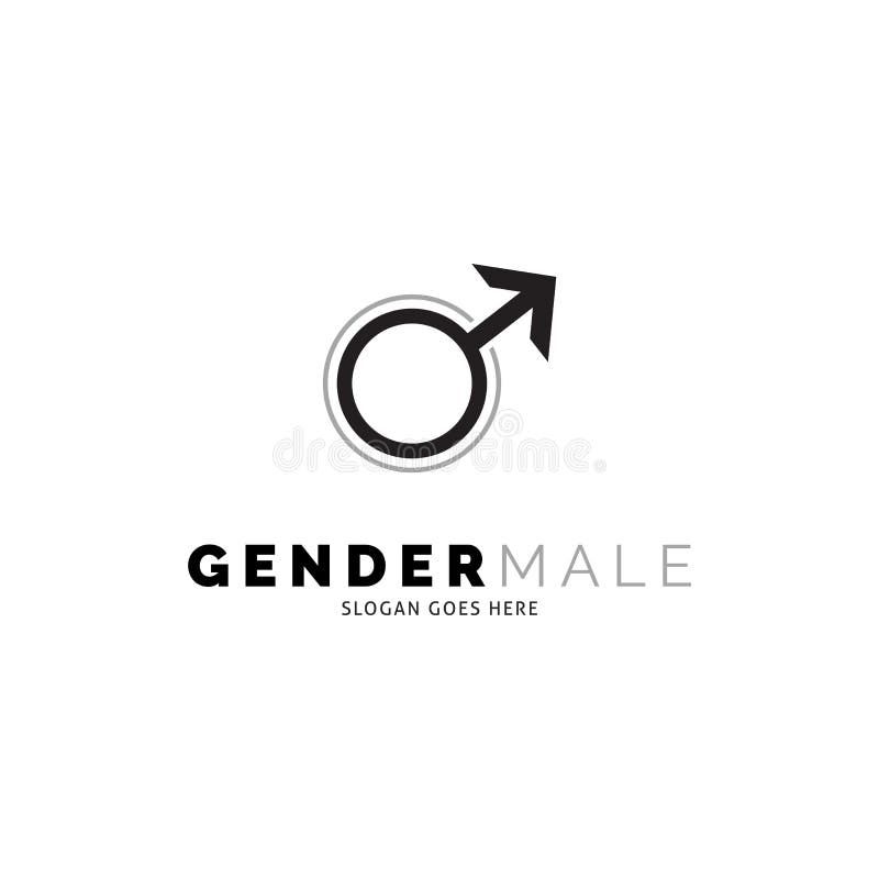 Gender Male Icon Vector Logo Template Illustration Design Stock Vector ...