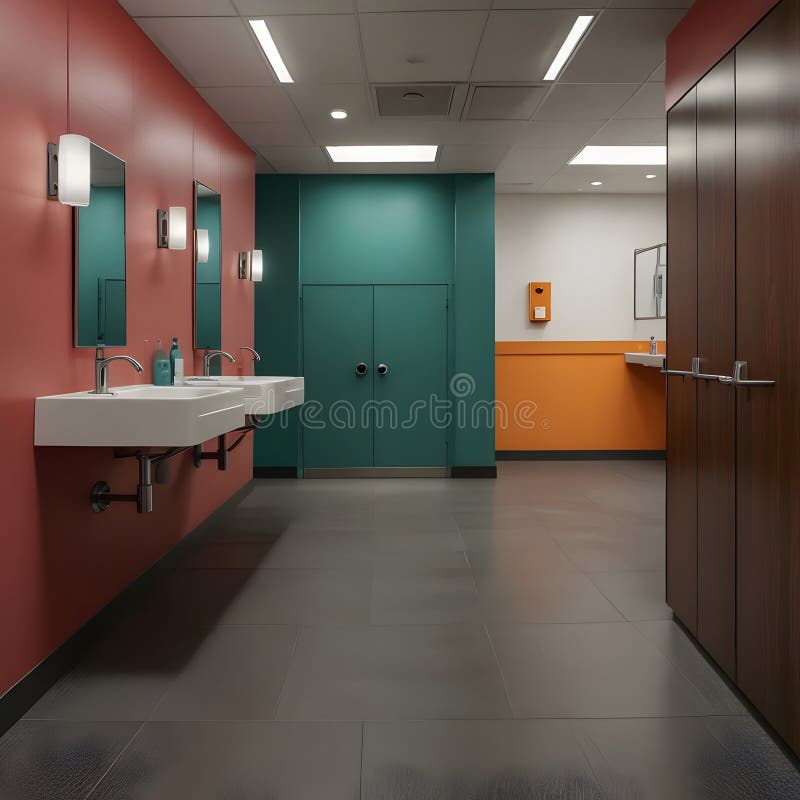 Gender-Neutral Design Spaces Stock Image - Image of architecture ...