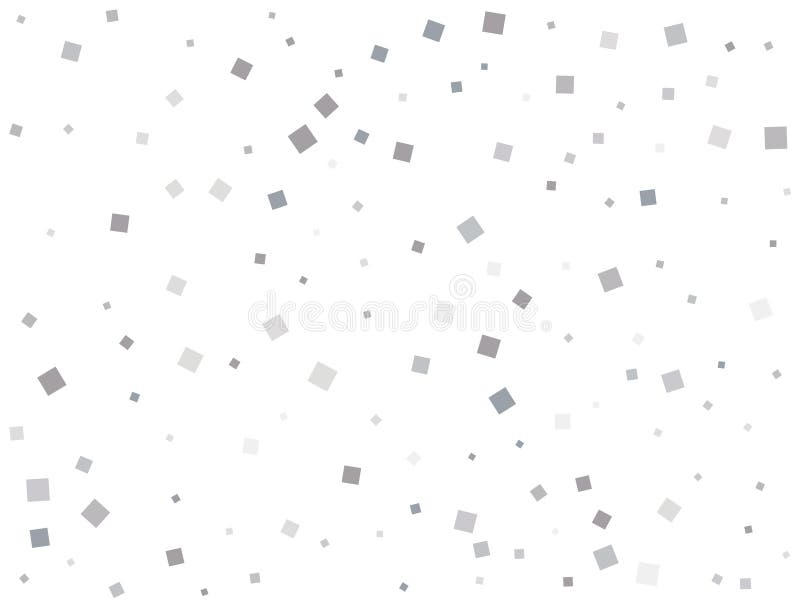 Gender Neutral Golden Triangular Confetti Background. Vector ...