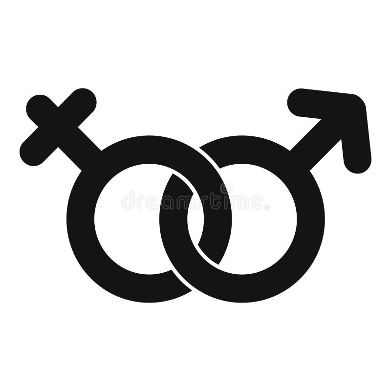 Gender Pride Identity Icon Simple Vector. Support Movement Stock Vector ...