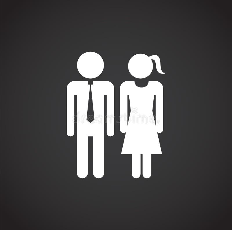Gender Related Icon on Background for Graphic and Web Design. Creative ...