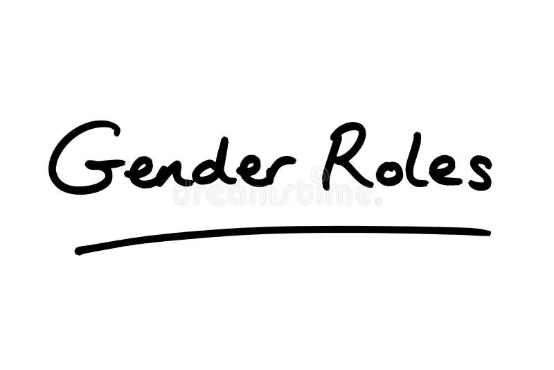 Gender Roles stock illustration. Illustration of memo - 206855115