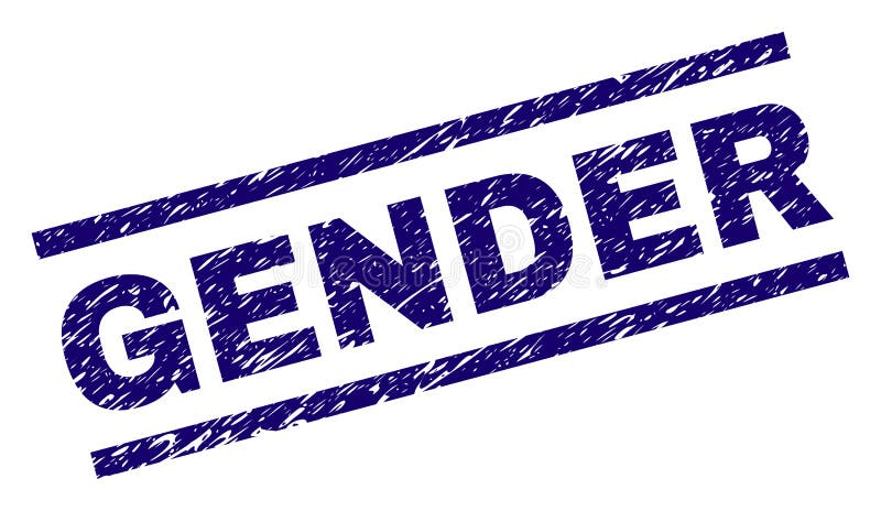 Scratched Textured GENDER Stamp Seal Stock Vector - Illustration of ...