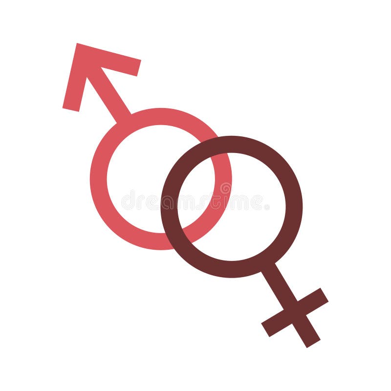 Gender And Sexual Orientation Icon In Trendy Flat Style Isolated Stock