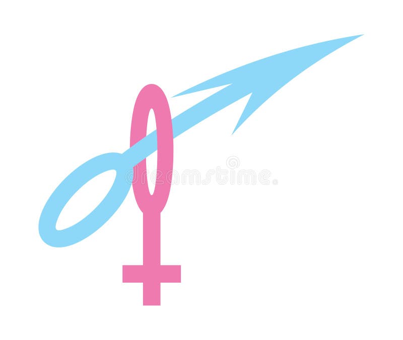 Gender sign stock illustration. Illustration of human - 55427451