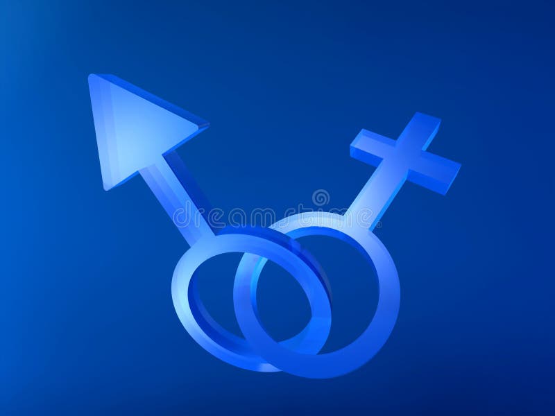 Female Gender Shape 3d Diamond Art Illustration Stock Illustration ...