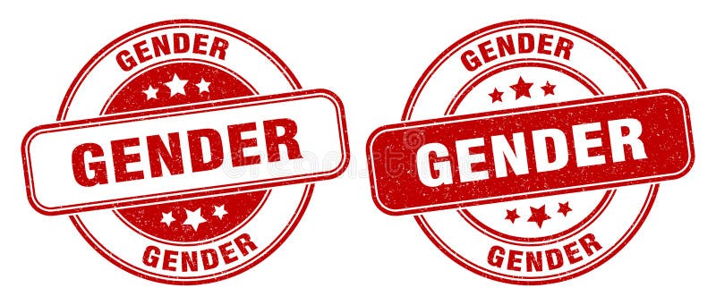 Gender Stamp. Gender Label. Round Grunge Sign Stock Vector ...