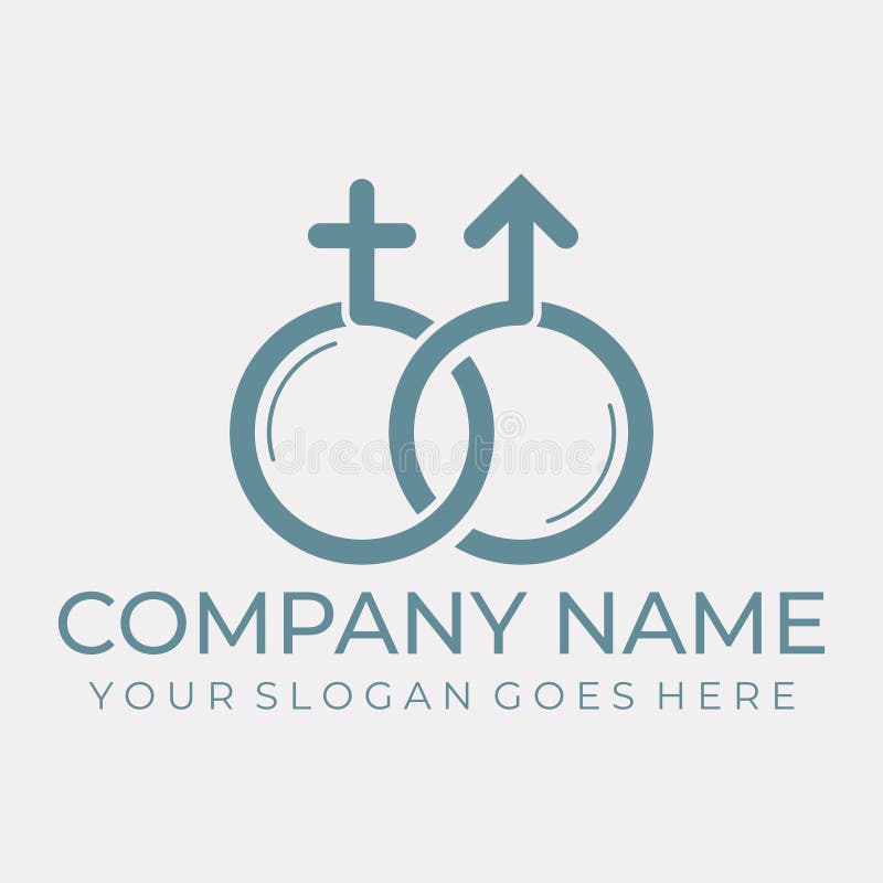 Gender symbol design stock vector. Illustration of line - 340238065