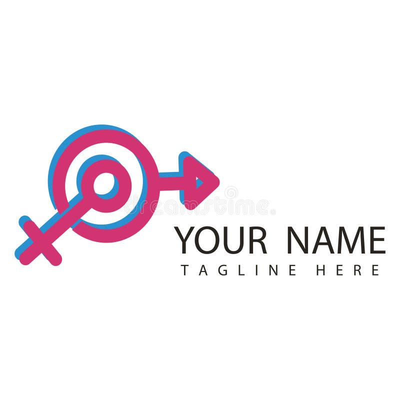 Gender symbol design stock illustration. Illustration of simple - 341064600
