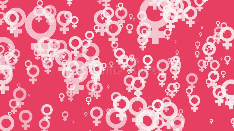Gender symbol icons red stock footage. Video of icons - 58123308