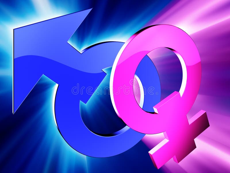 Two Male Female Gender Symbol Stock Illustrations – 4,977 Two Male ...